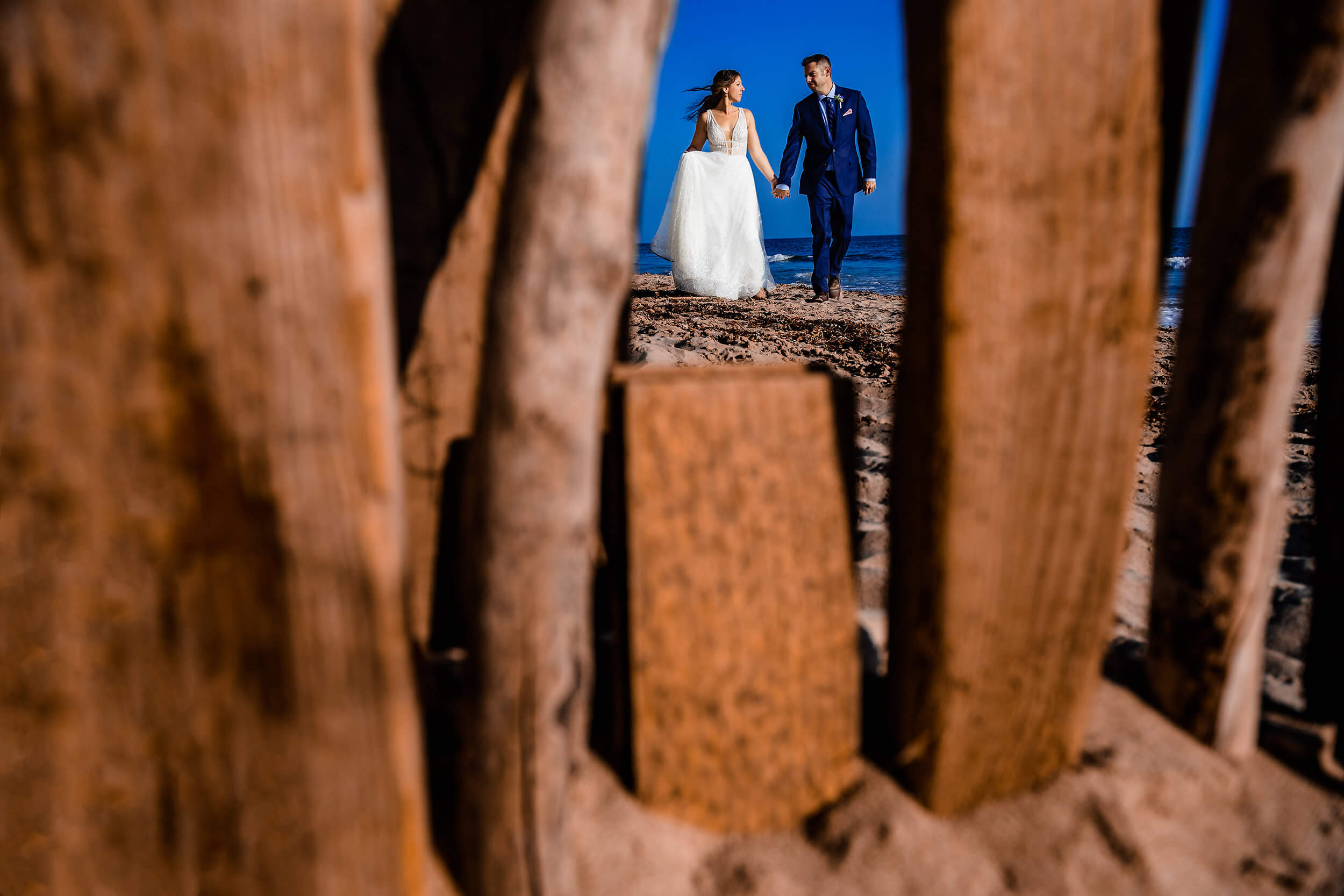 Wedding Photos at Loon Point Beach - Carpenteria, California